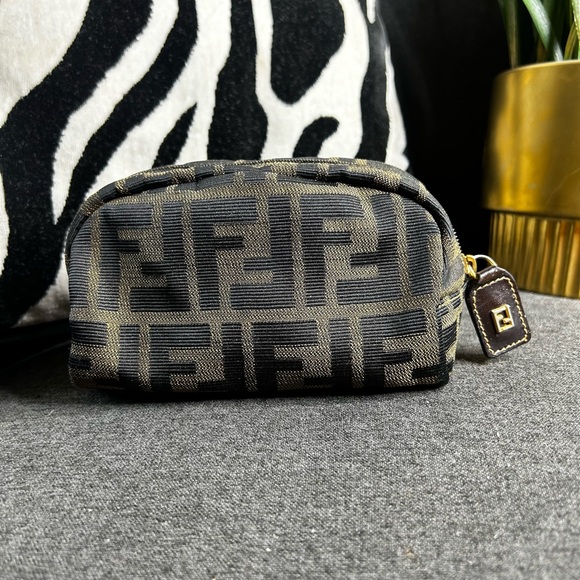 Fendi | Bags | Fendi Zucca Pouch | Poshmark